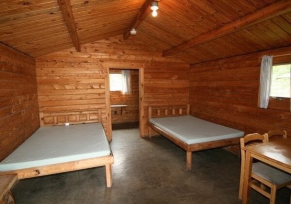 4-6-8 Person Rustic Cabins – Indiana Beach