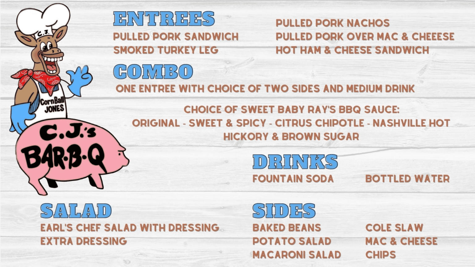 CJ’s BBQ Shack – Indiana Beach